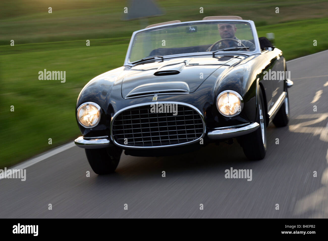 Car, Ferrari 342 America convertible, model year 1952, Pinin Farina ...
