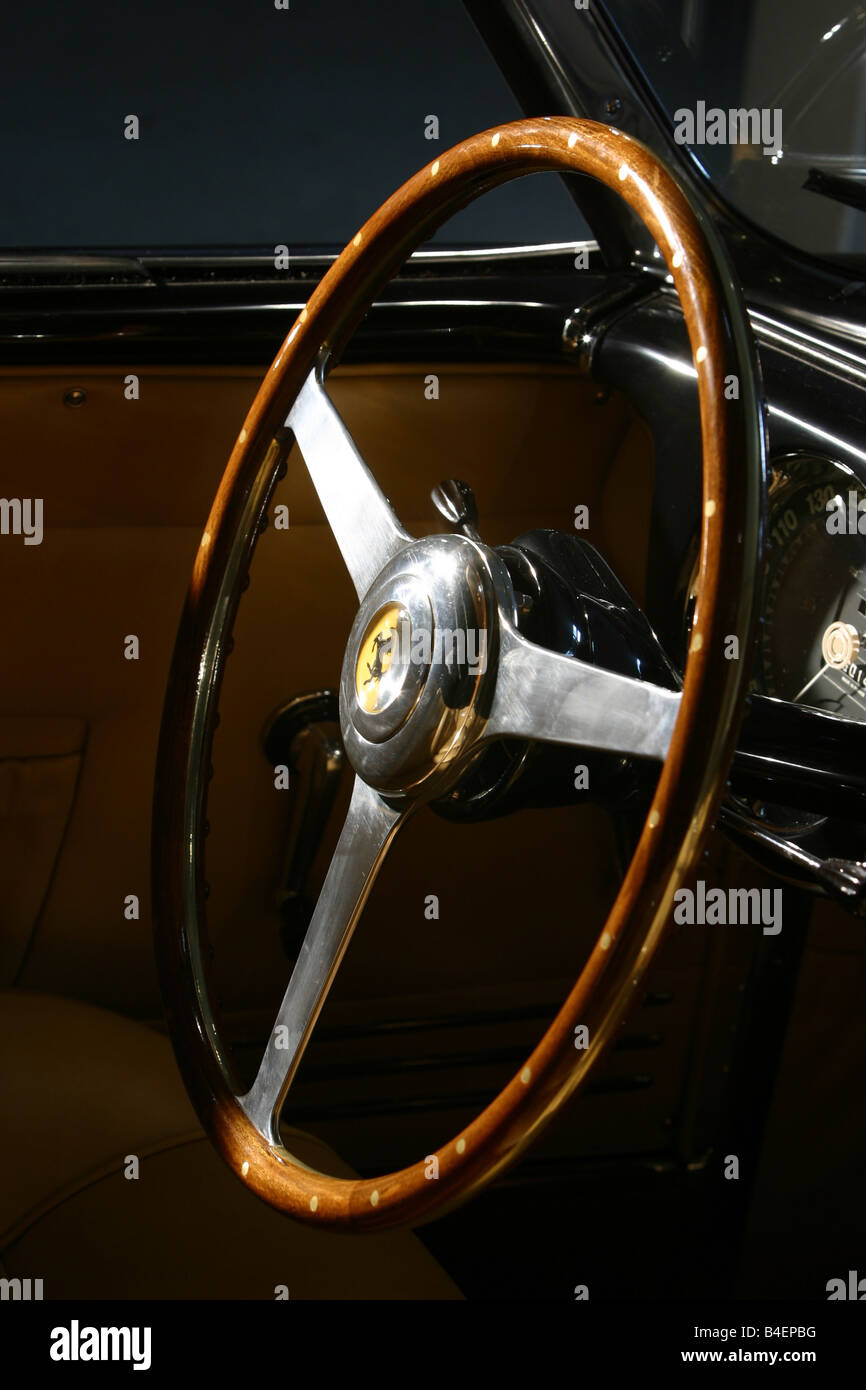 Car, Ferrari 342 America convertible, model year 1952, Pinin Farina ...