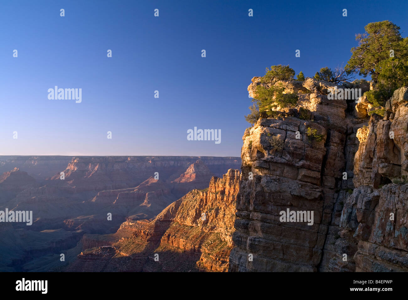 Grand Canyon Arizona USA summer hot blue skies dramatic scale nature ...