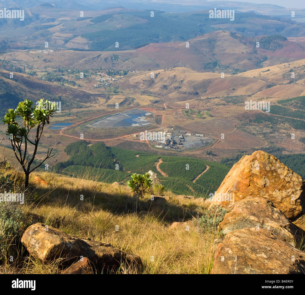 pilgrims rest goldmine Stock Photo - Alamy