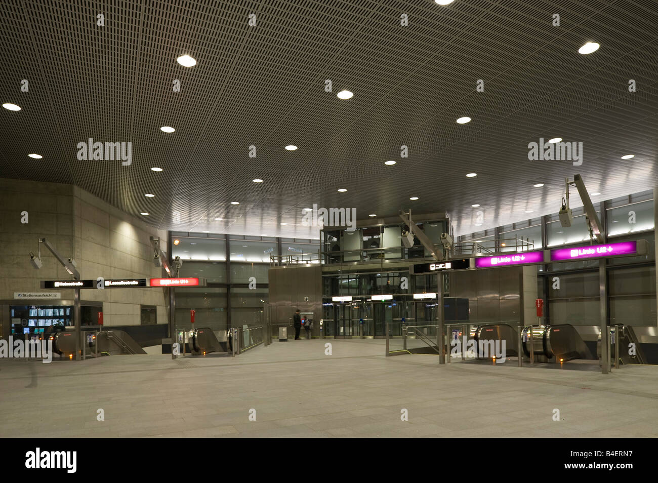 Vienna U2 Underground Station Praterstern Stock Photo - Alamy