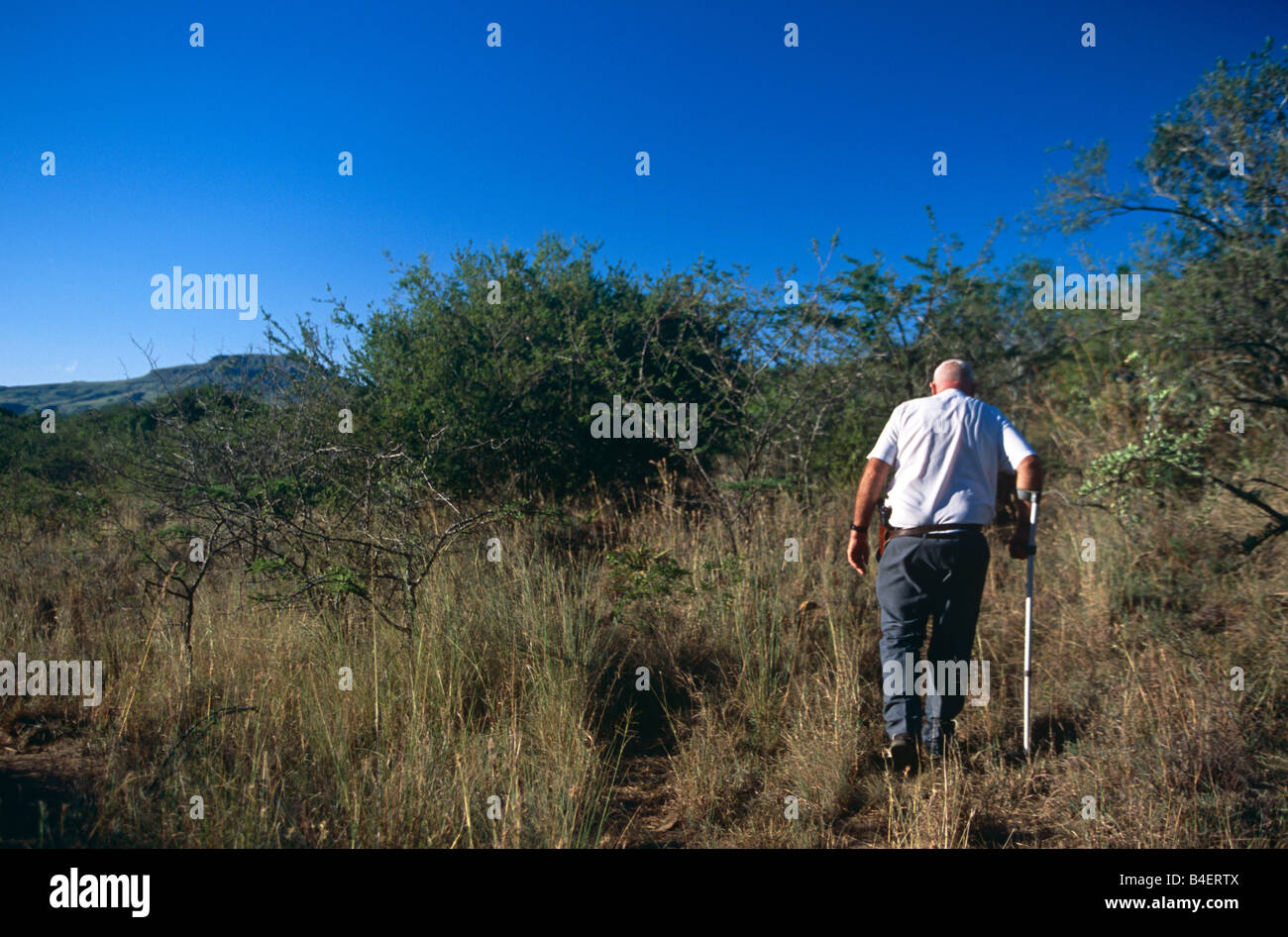 Man taking walk in rural area. South Africa Stock Photo - Alamy