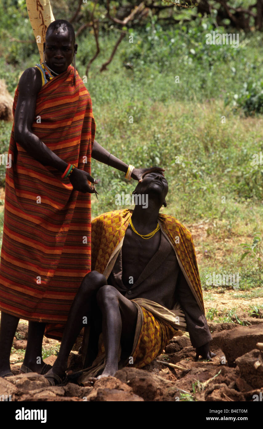 Karamoja karamojong men uganda hi-res stock photography and images - Alamy