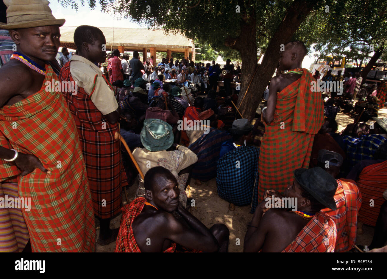 Ethnic Karamojong villagers in Karamoja, Uganda Stock Photo - Alamy