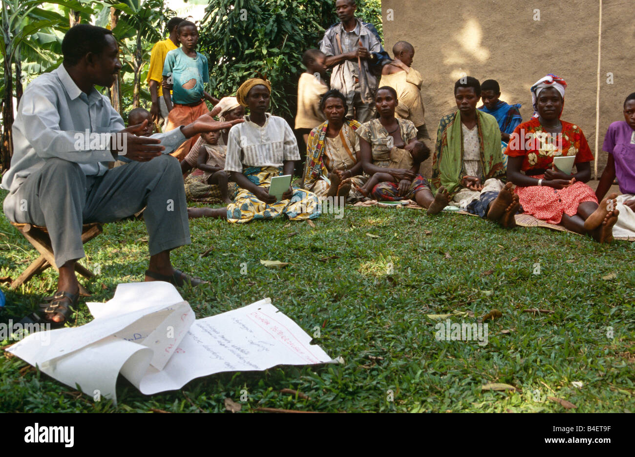 A community empowerment project at a village in Uganda Stock Photo - Alamy