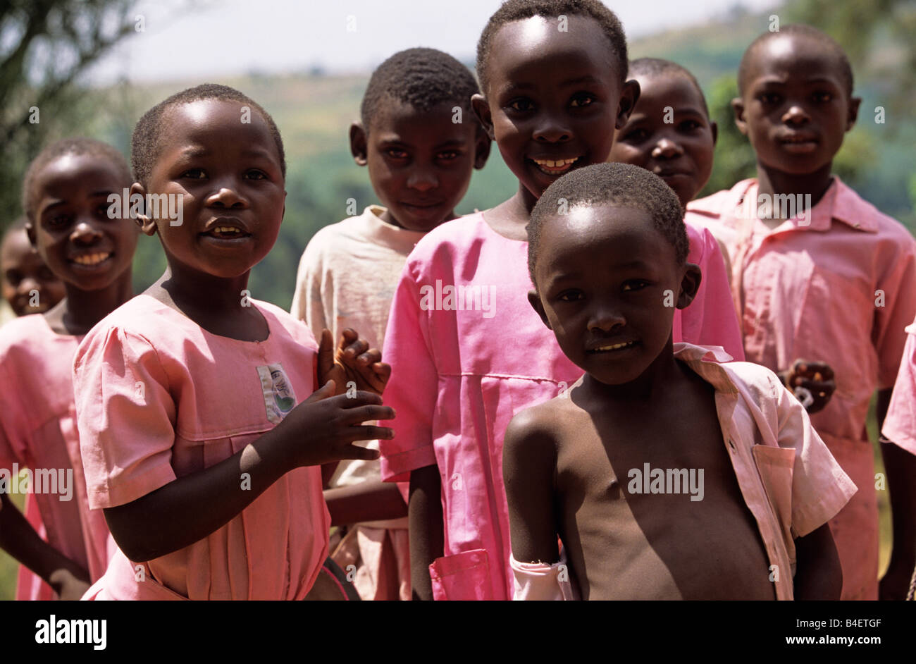 Ugandan school uniform hi-res stock photography and images - Alamy