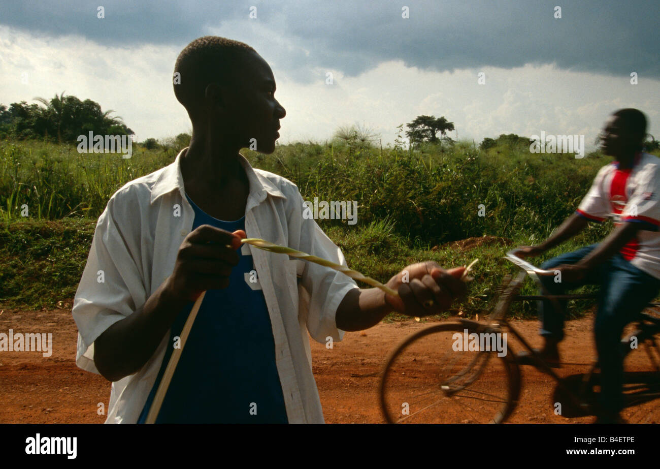 Villagers cycle hi-res stock photography and images - Alamy