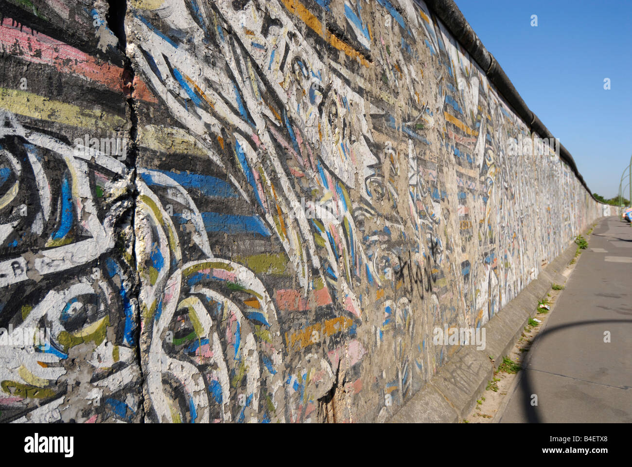 East Side Gallery, Berlin Wall "Berliner Mauer" in Berlin, Germany ...