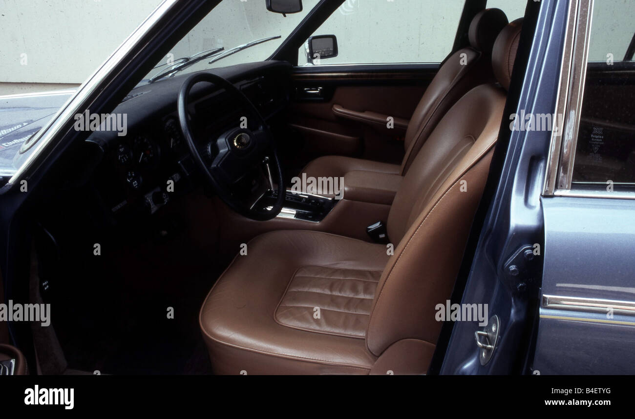 Daimler Double Six, model year 1981, interior, seats, front seat ...