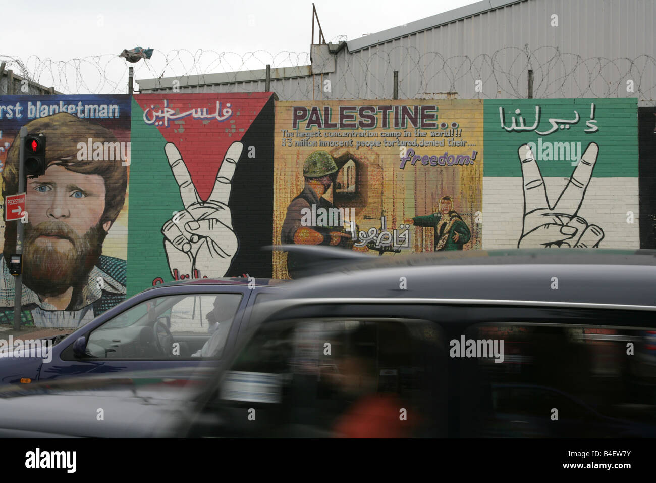 Republican murals in Belfast, Northern Ireland, UK Stock Photo - Alamy