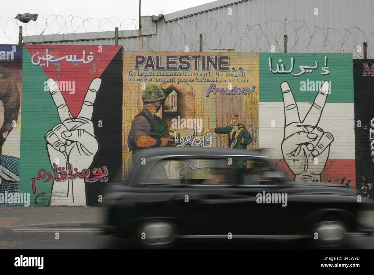 Republican murals in Belfast, Northern Ireland, UK Stock Photo - Alamy