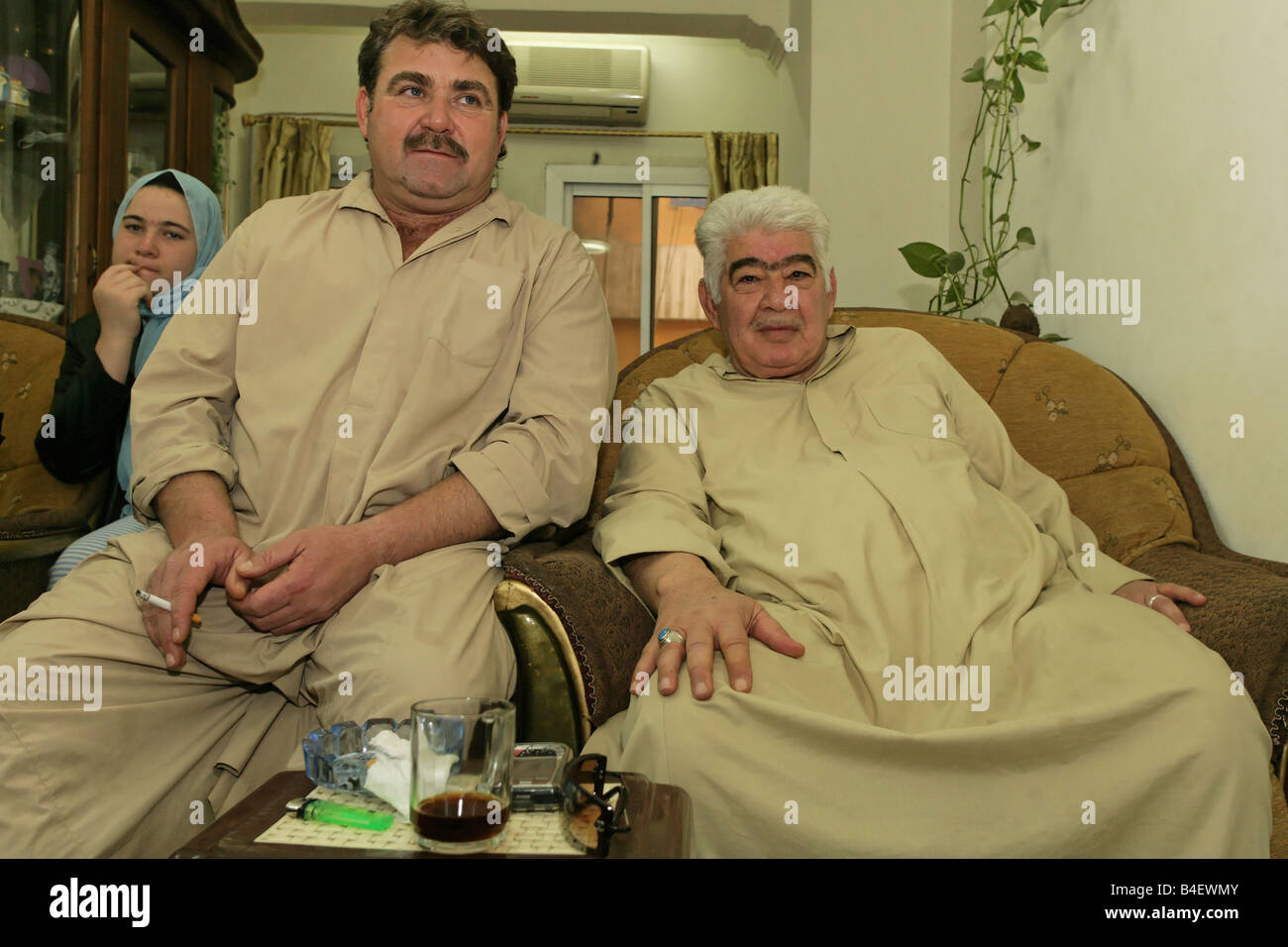 Iraqi refugee family home in hi-res stock photography and images - Alamy