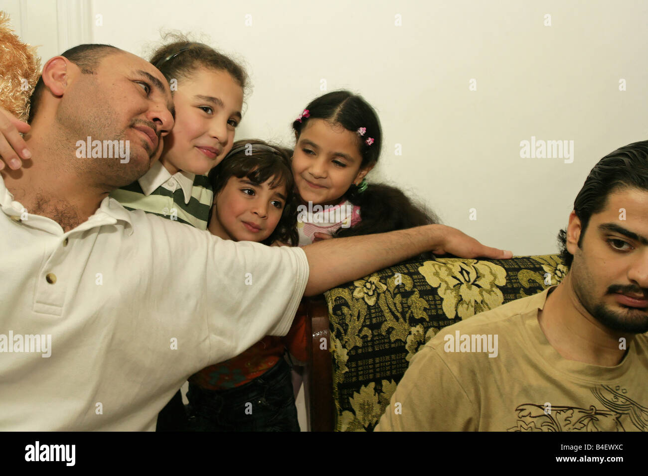 An Iraqi refugee family at their home in Cairo, Egypt Stock Photo - Alamy