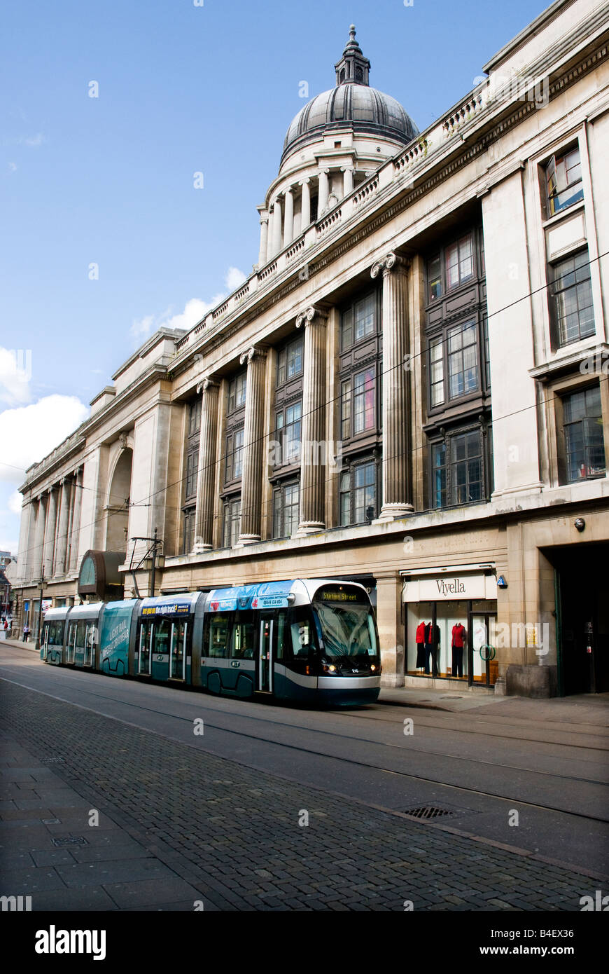 nottingham city transport tram 215 Brian Clough cheapside nottingham uk ...