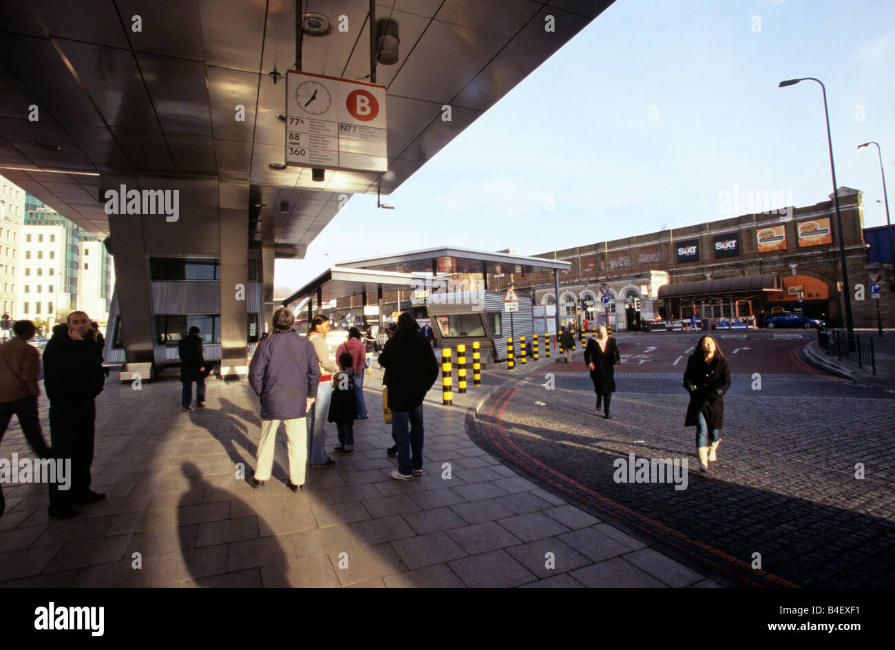 The Vauxhall Cross transport interchange in London Stock Photo - Alamy