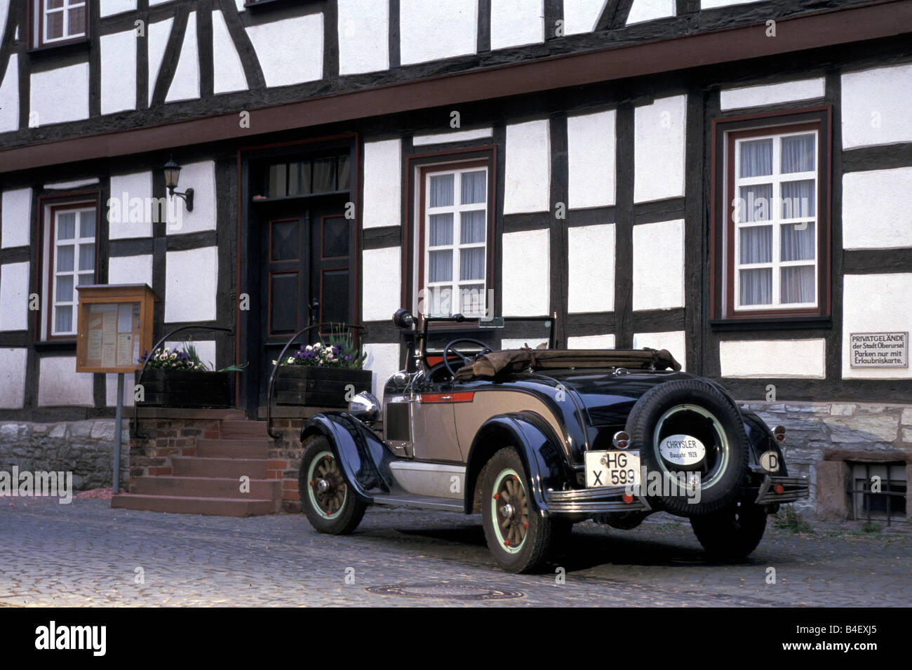 Car, Chrysler 72, vintage car, model year 1928, convertible ...