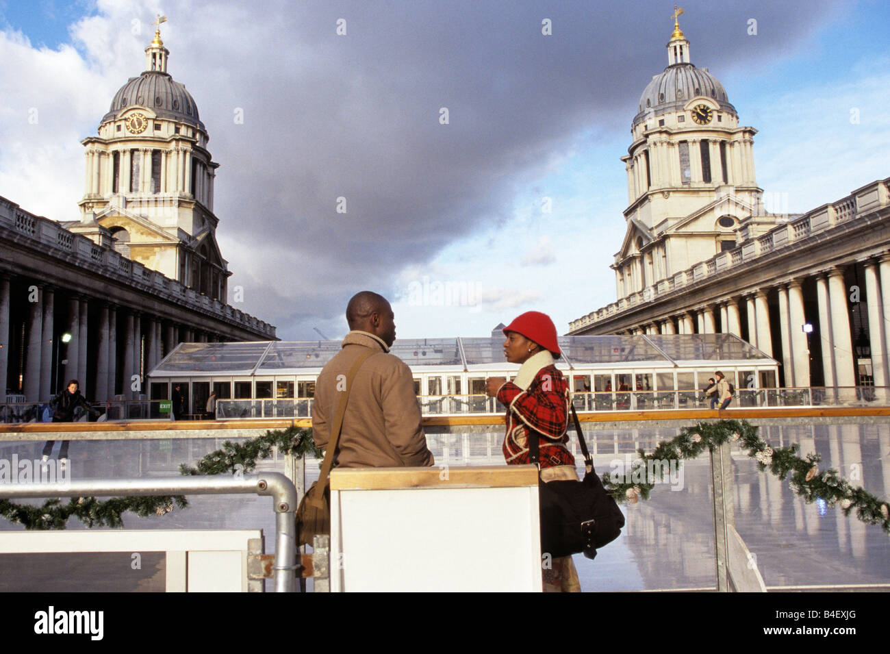 Greenwich Ice Rink at Old Royal Naval College, Greenwich, London ...