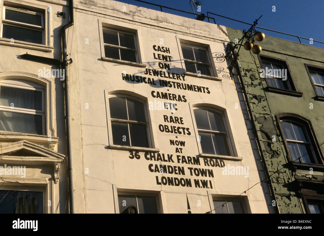 Signage and words on facade of building, London, UK Stock Photo - Alamy