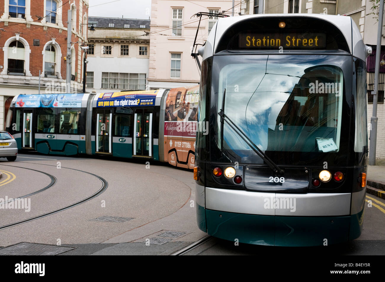 Nottingham tram system hi-res stock photography and images - Alamy
