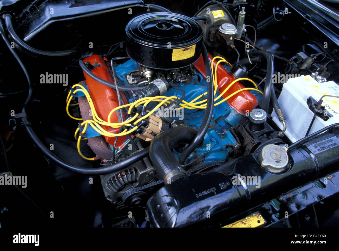 Car, Chrysler 300, vintage car, sedan, black, 1960s, sixties, model ...