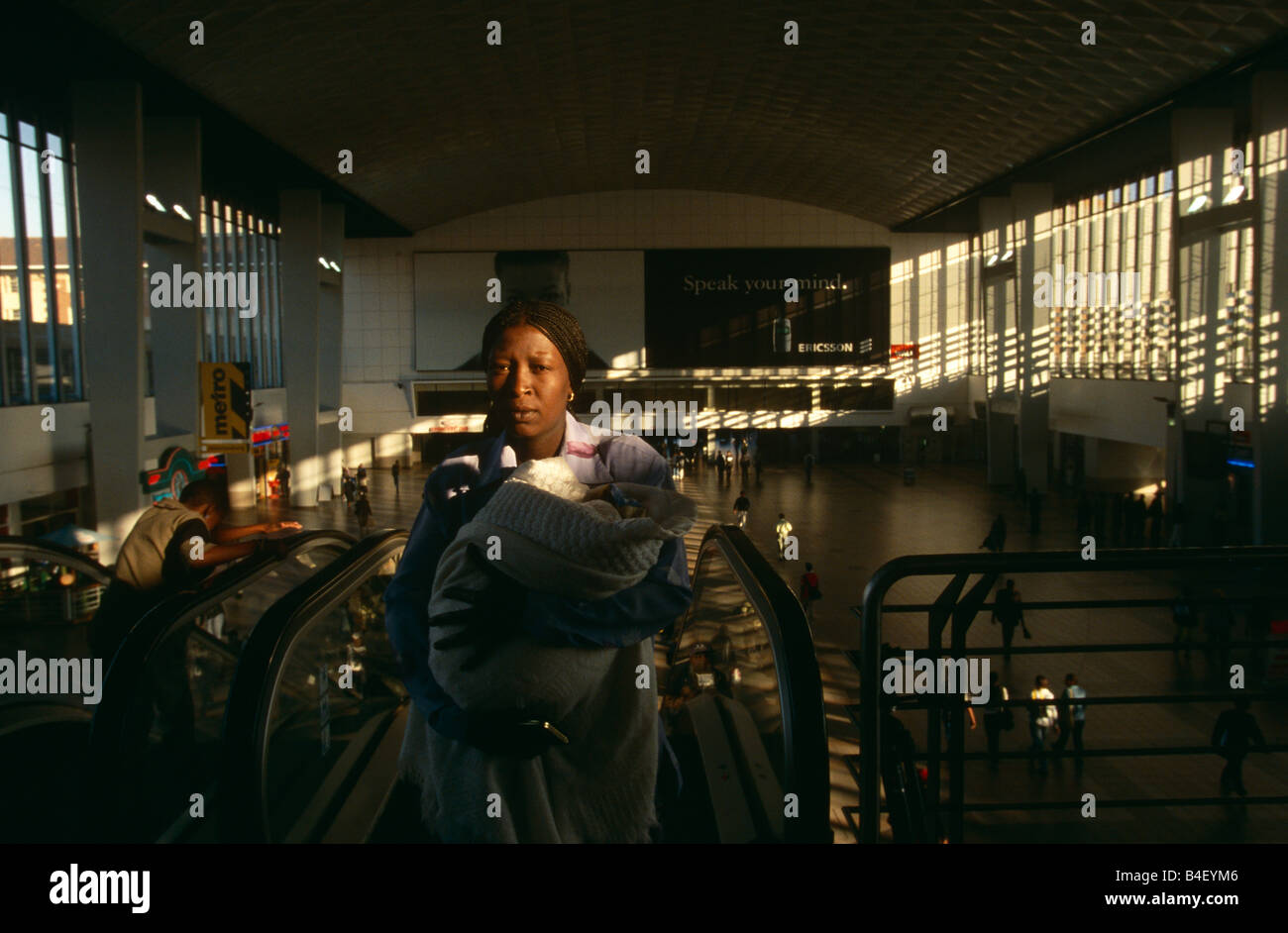 Commuters at a station in Johannesburg, South Africa Stock Photo - Alamy