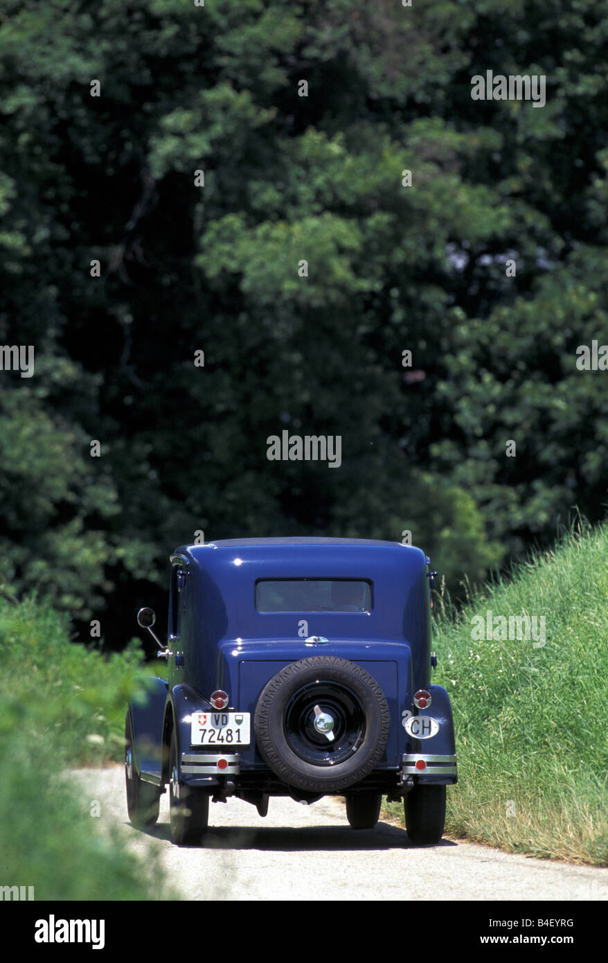 Car, Lancia Augusta, vintage car, black, 1930s, thirties, sedan ...