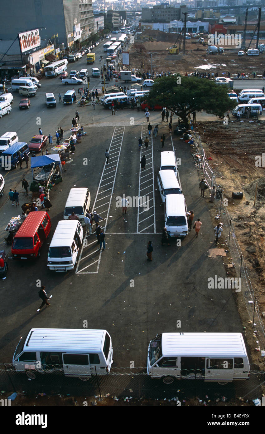 Public transportation terminal in Johannesburg, South Africa Stock ...