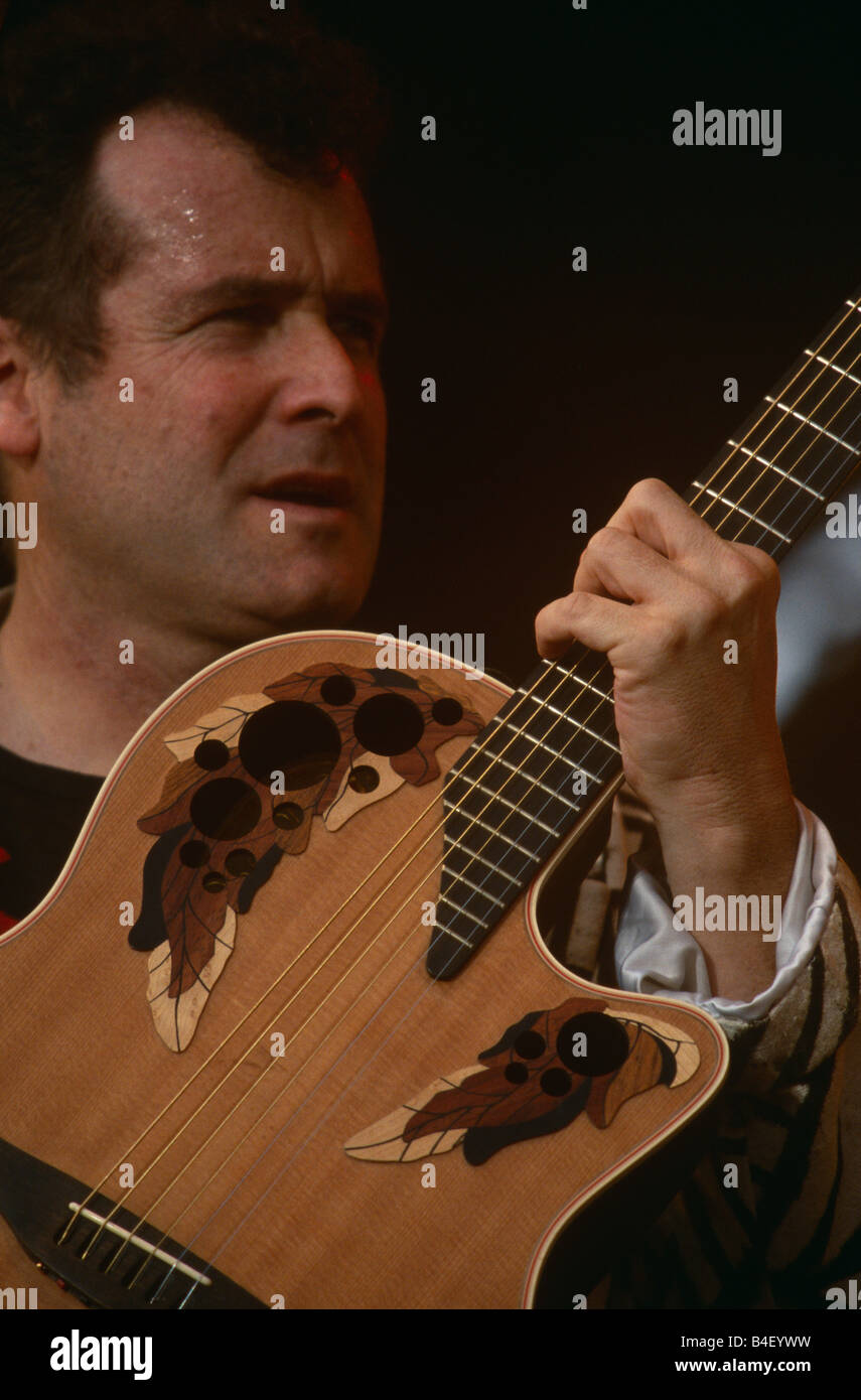Johnny Clegg in performance Stock Photo - Alamy