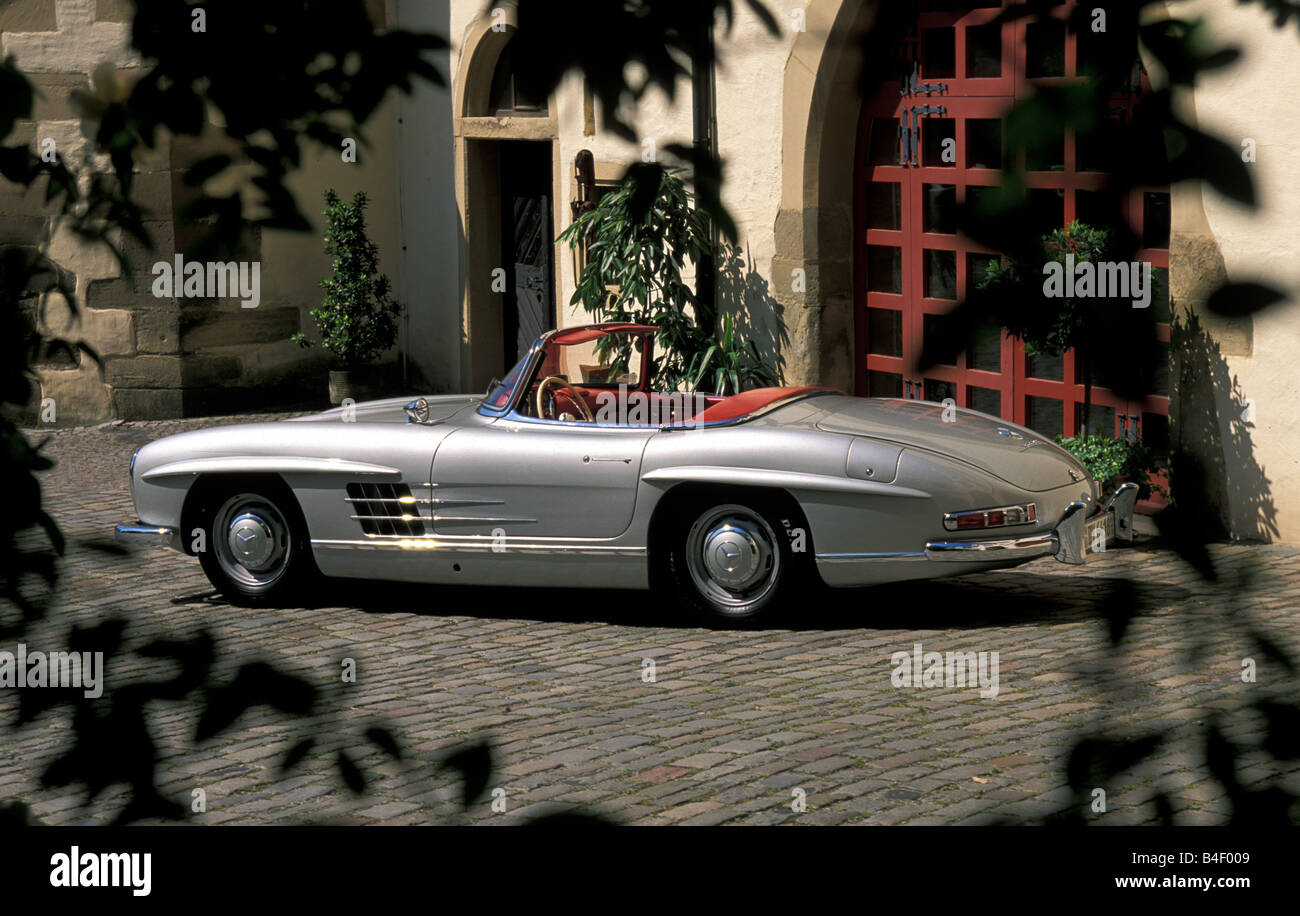 Car, Mercedes 300 SL Roadster, vintage car, model year 1957-1963, 1950s ...