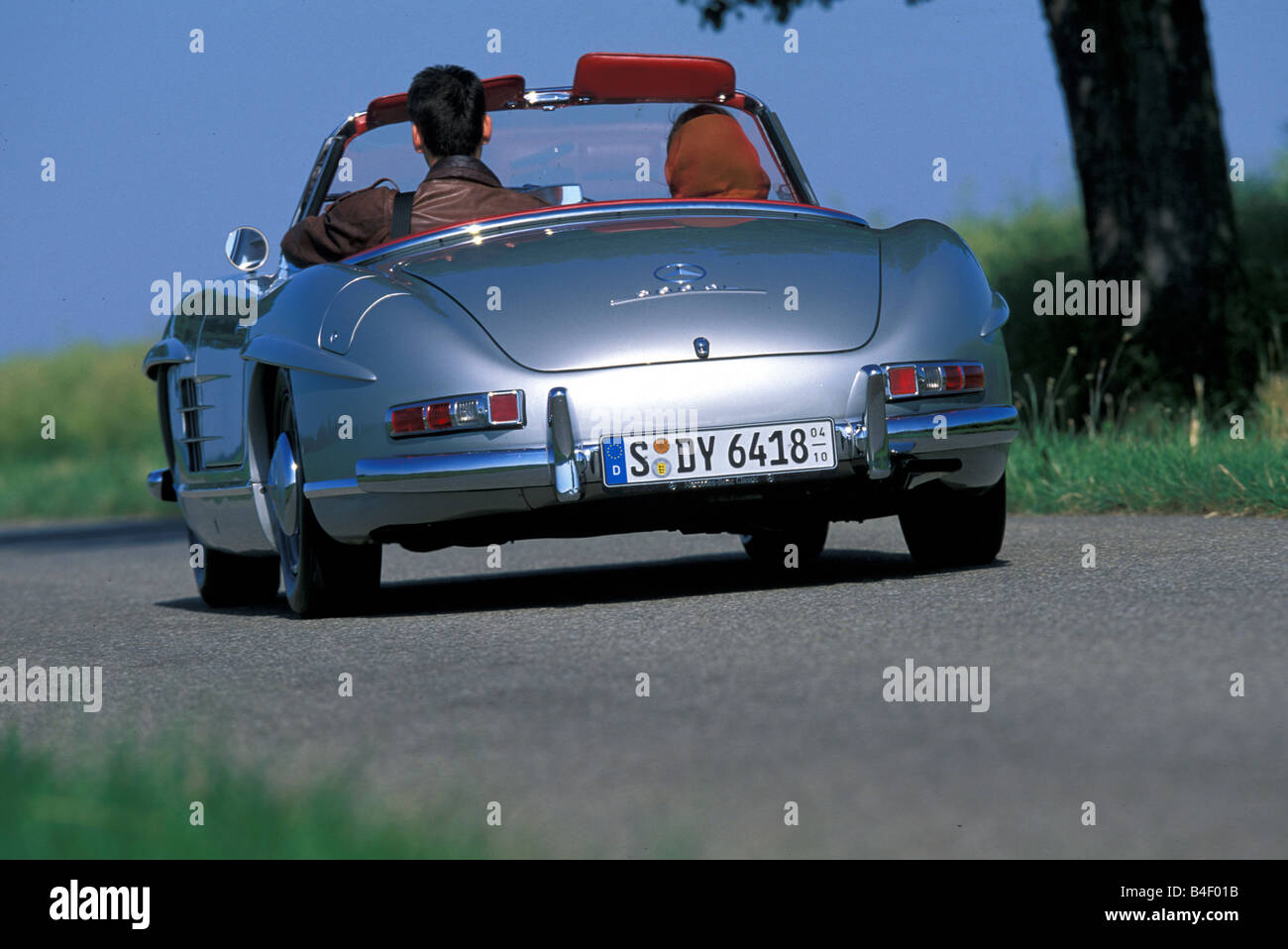 Car, Mercedes 300 SL Roadster, vintage car, model year 1957-1963, 1950s ...