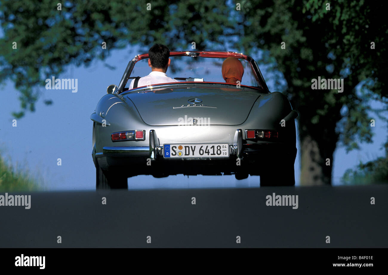 Car, Mercedes 300 SL Roadster, vintage car, model year 1957-1963, 1950s ...