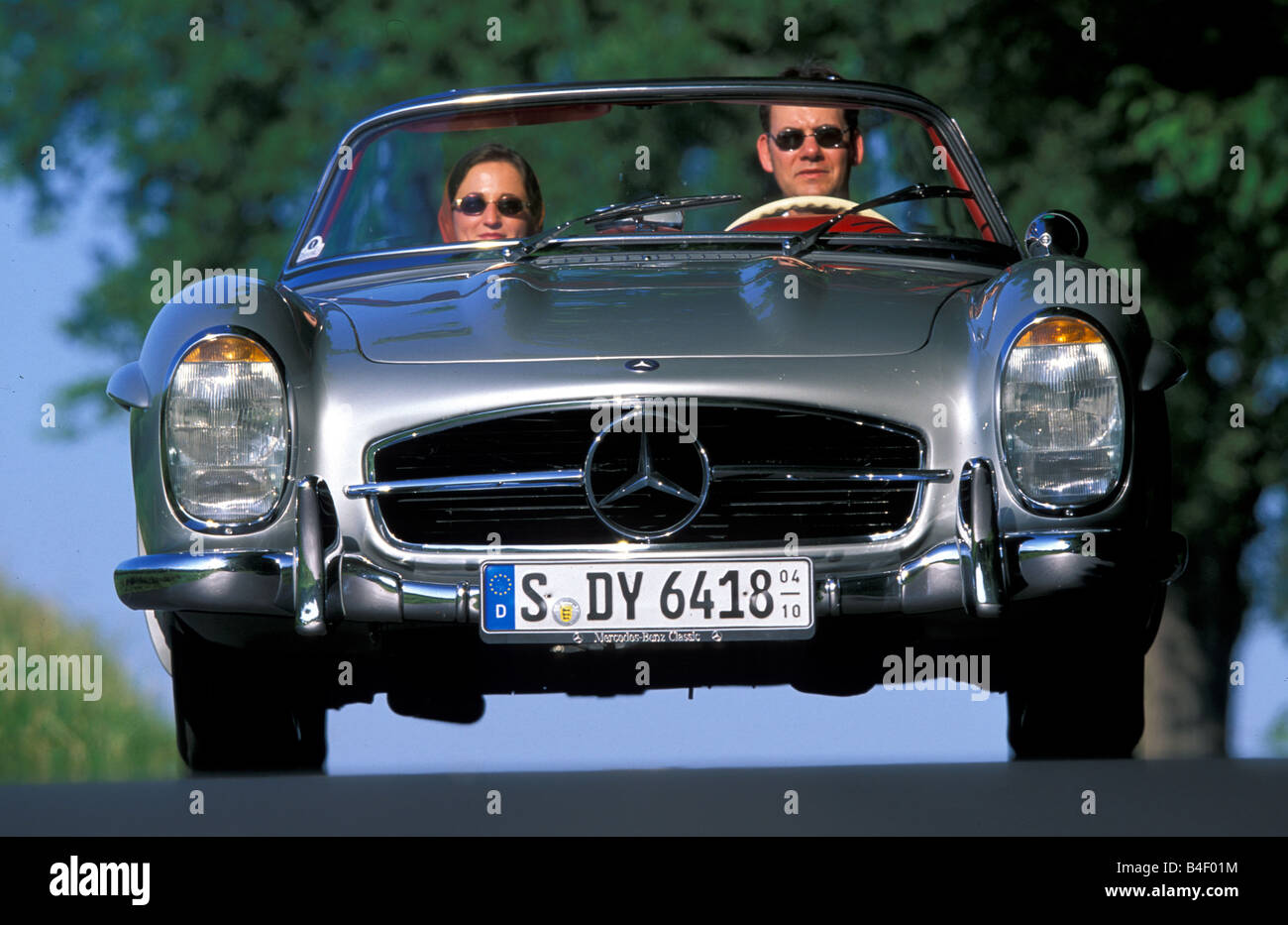 Car, Mercedes 300 SL Roadster, vintage car, model year 1957-1963, 1950s ...