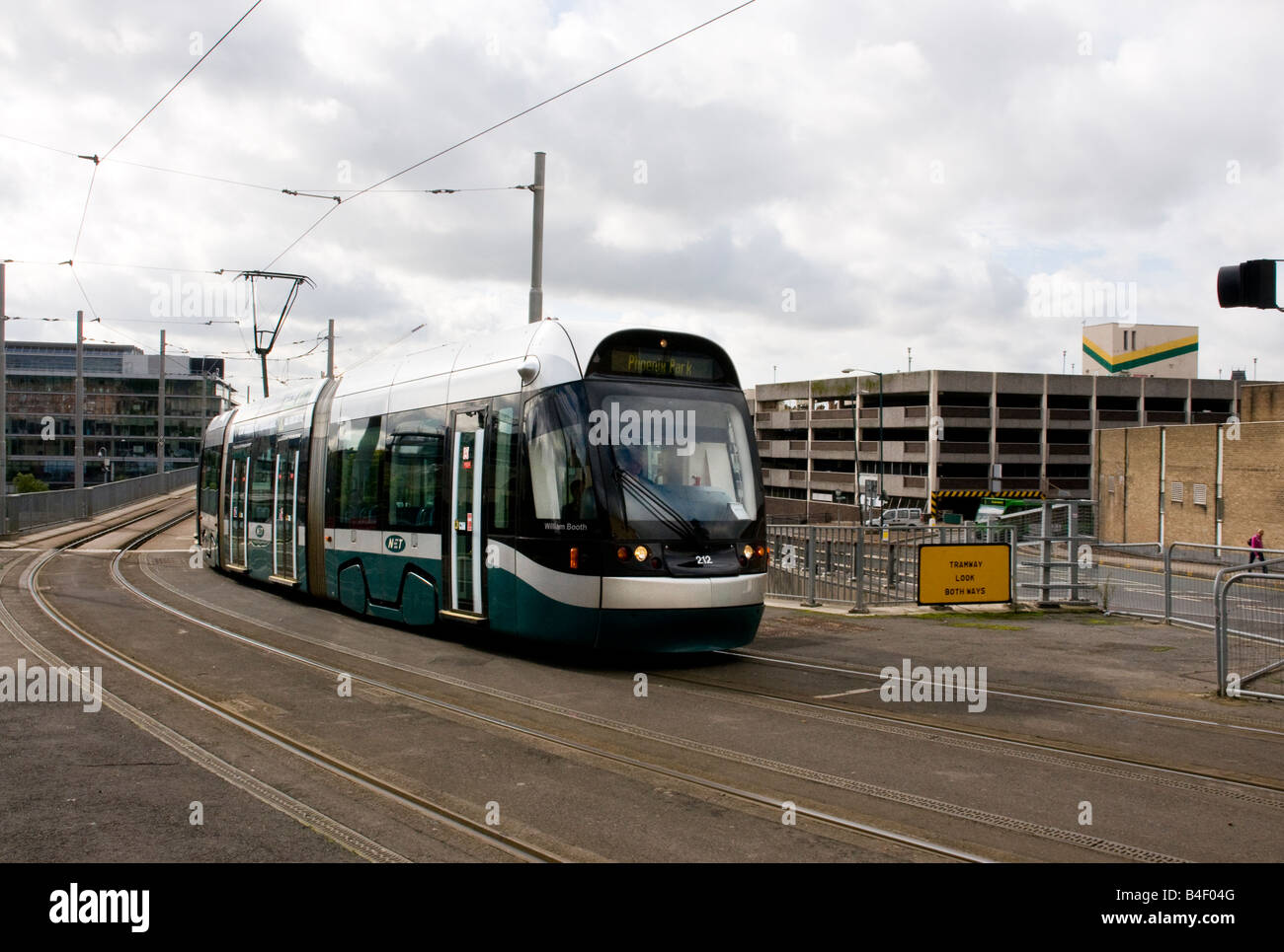 nottingham city transport tram 212 William Booth weekday cross terminus ...