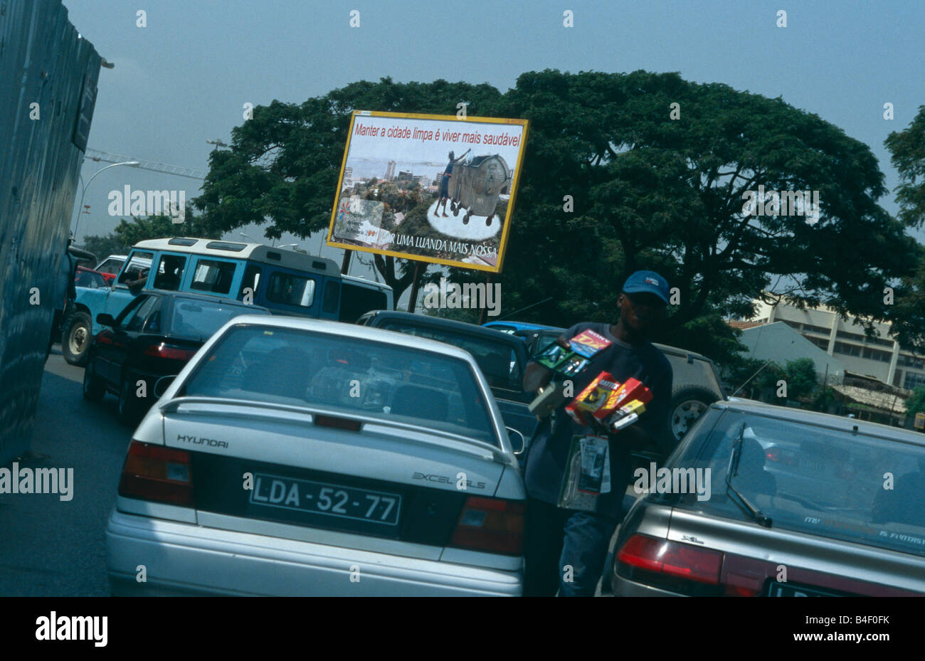 Traffic on a street in Luanda, Angola Stock Photo - Alamy