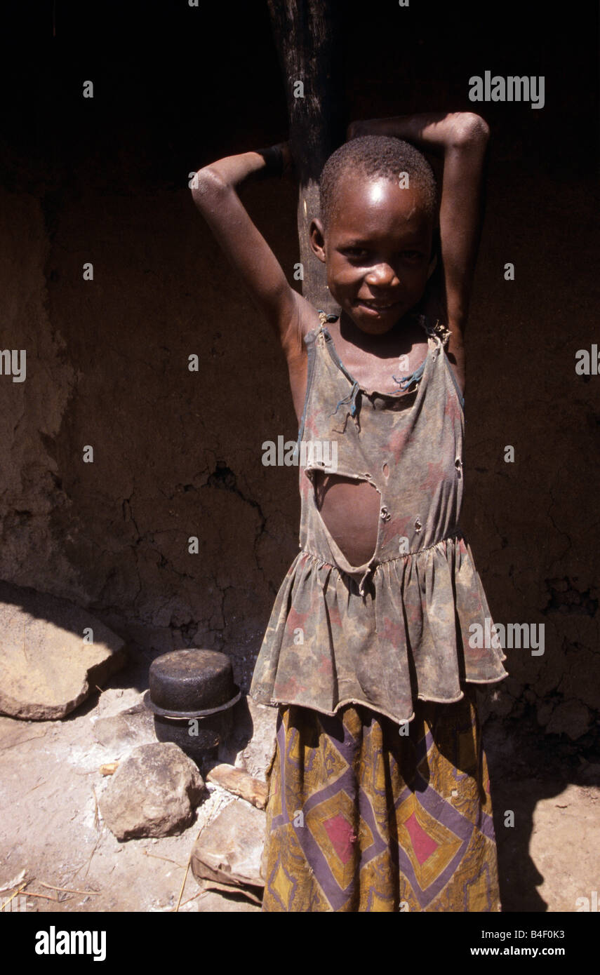 Portrait of girl, Angola Stock Photo - Alamy