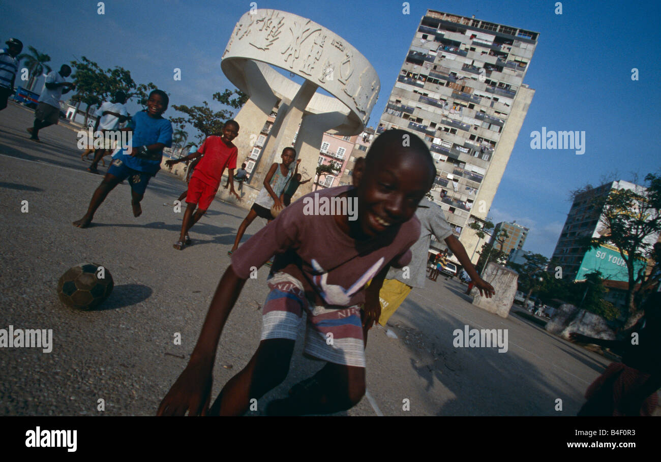 Children playing in Angola Stock Photo - Alamy