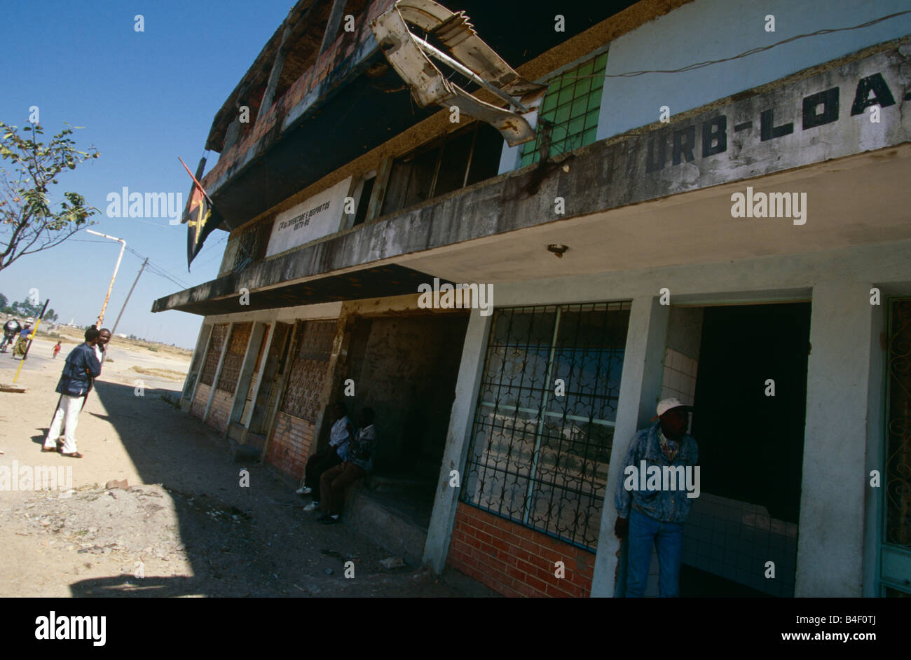 Street scene in Angola Stock Photo - Alamy