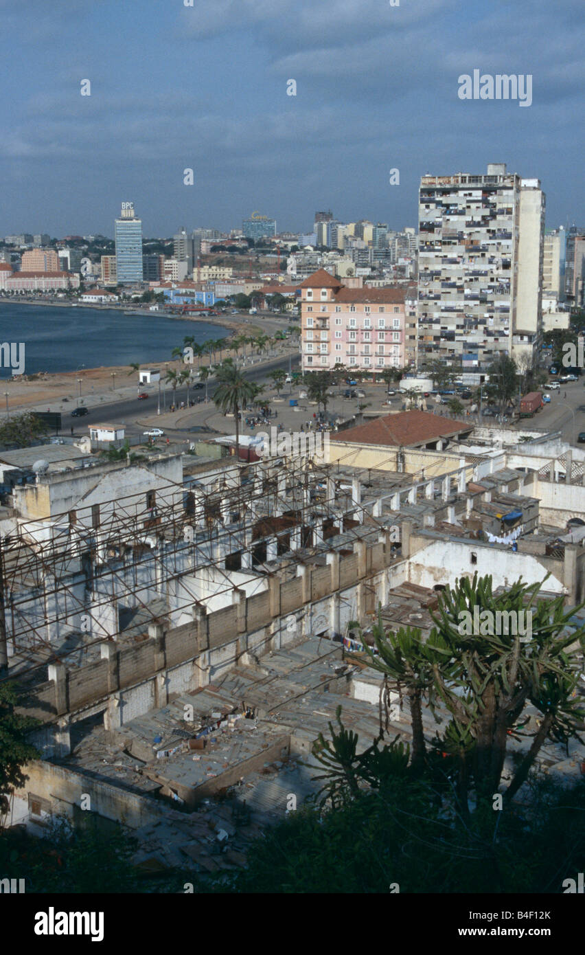 An overview of the capital city of Luanda in Angola Stock Photo - Alamy