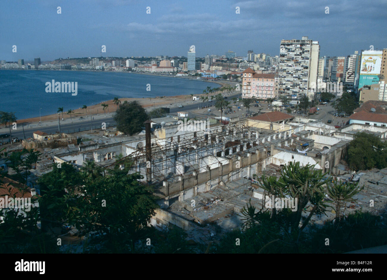 An overview of the capital city of Luanda in Angola Stock Photo - Alamy