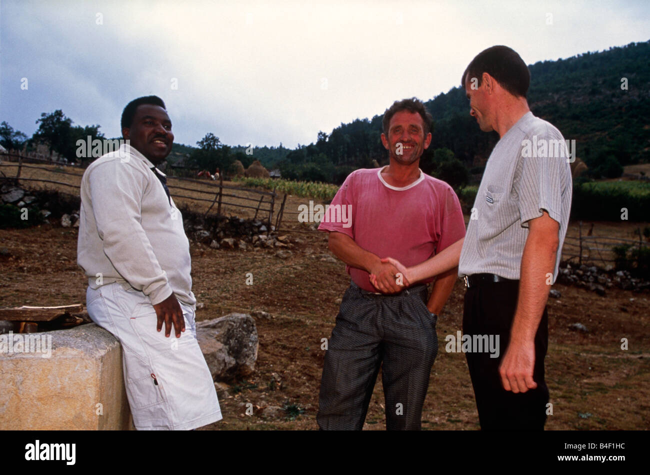 Men in Kosovo Stock Photo - Alamy