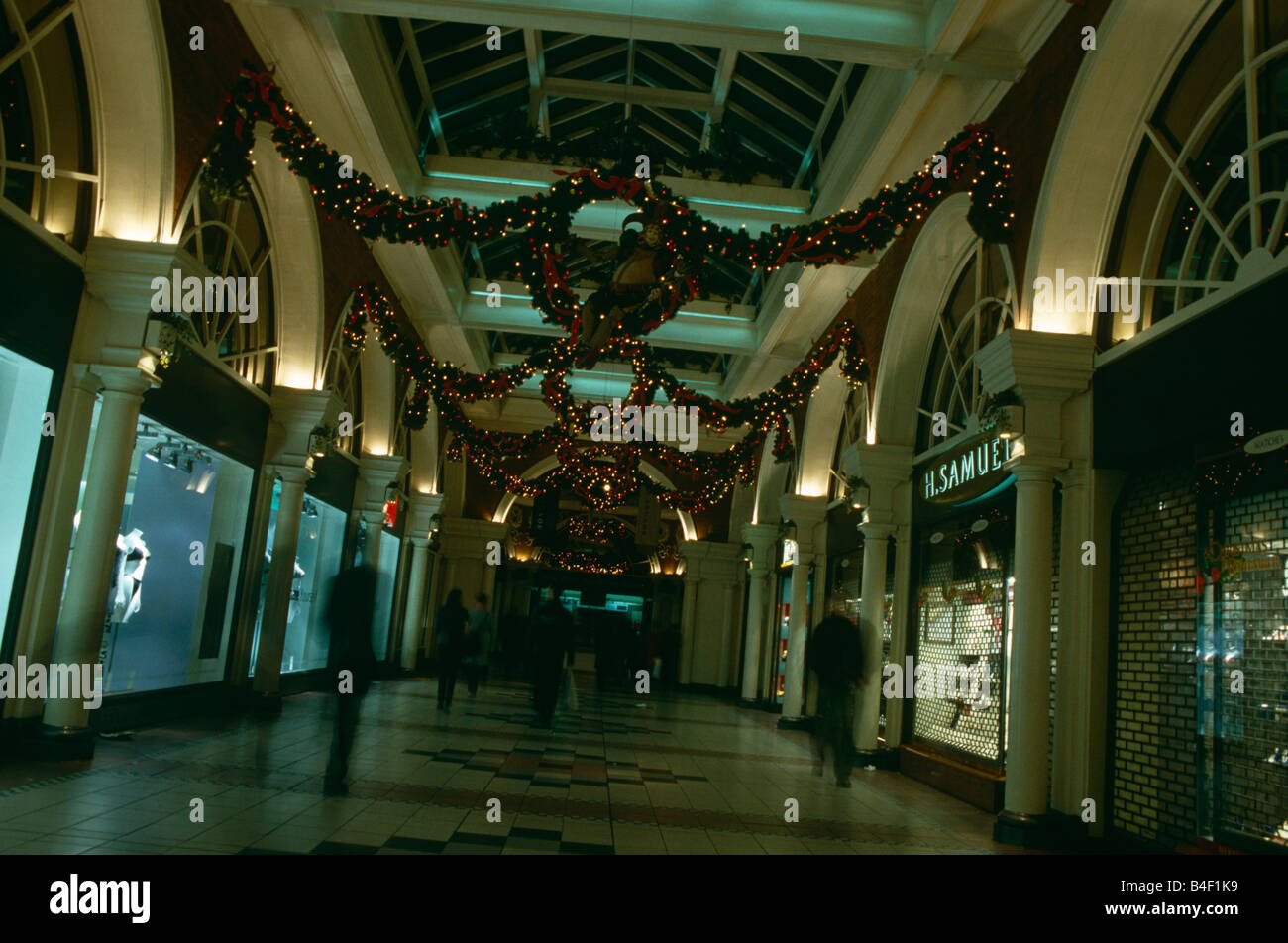 A decorated mall in London Stock Photo - Alamy