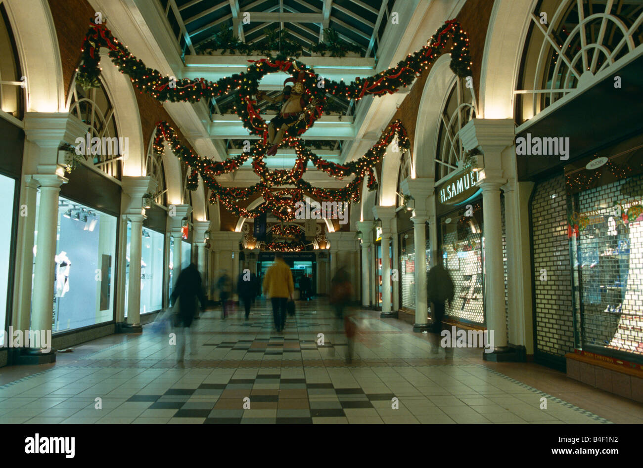 A decorated mall in London Stock Photo - Alamy