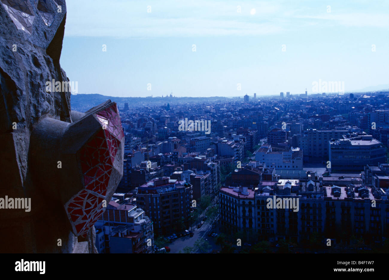 The city view of Barcelona, Spain Stock Photo - Alamy