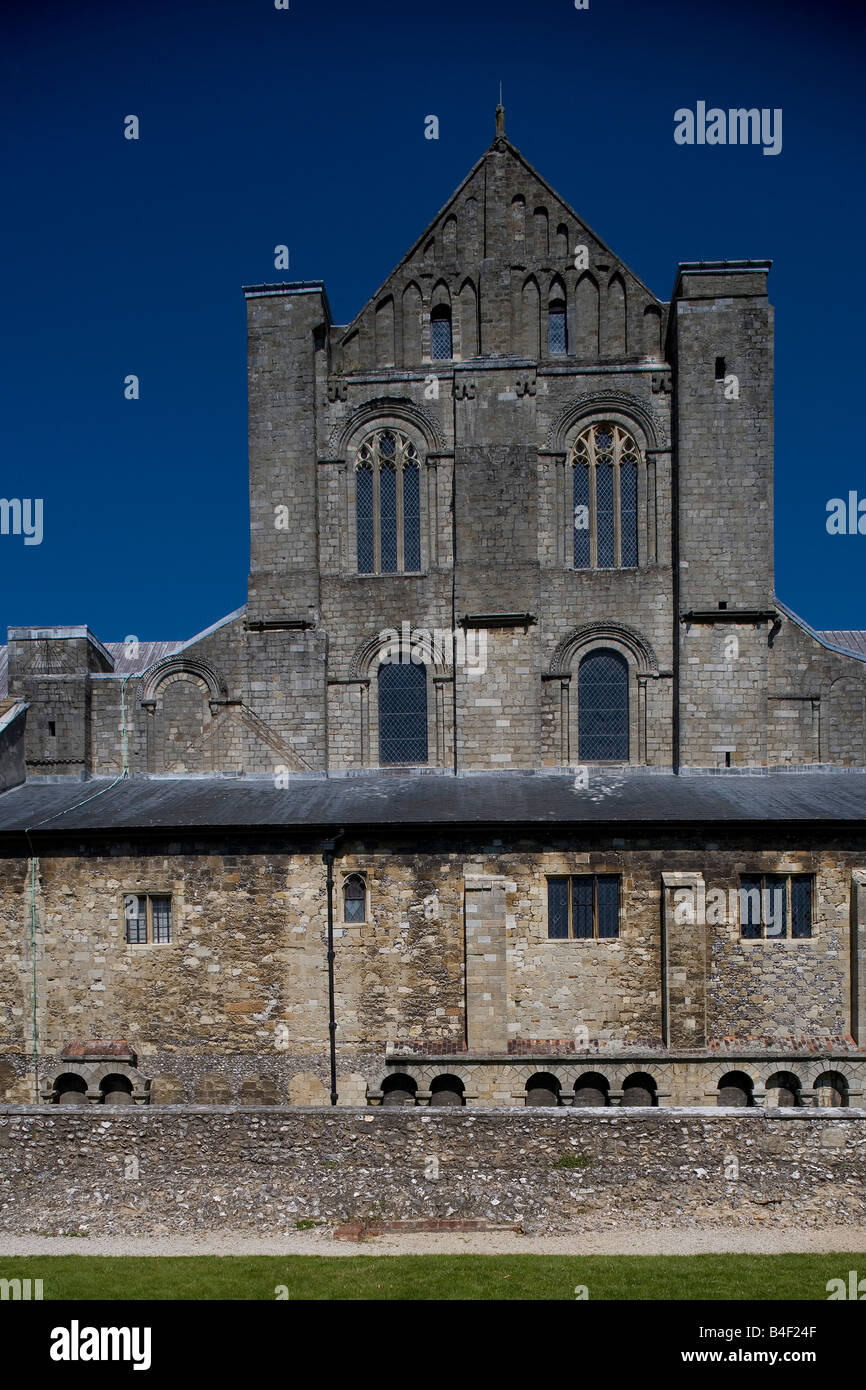 Winchester cathedral from 1079 rebuilt 1107 Old Minster the ...