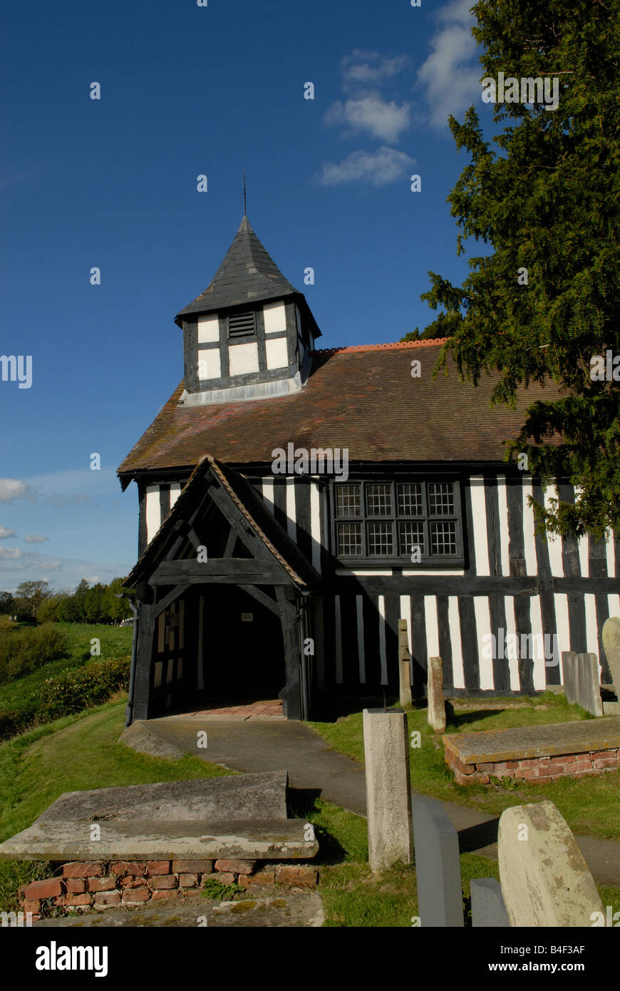 St Peter's church Melverley Shropshire Stock Photo - Alamy