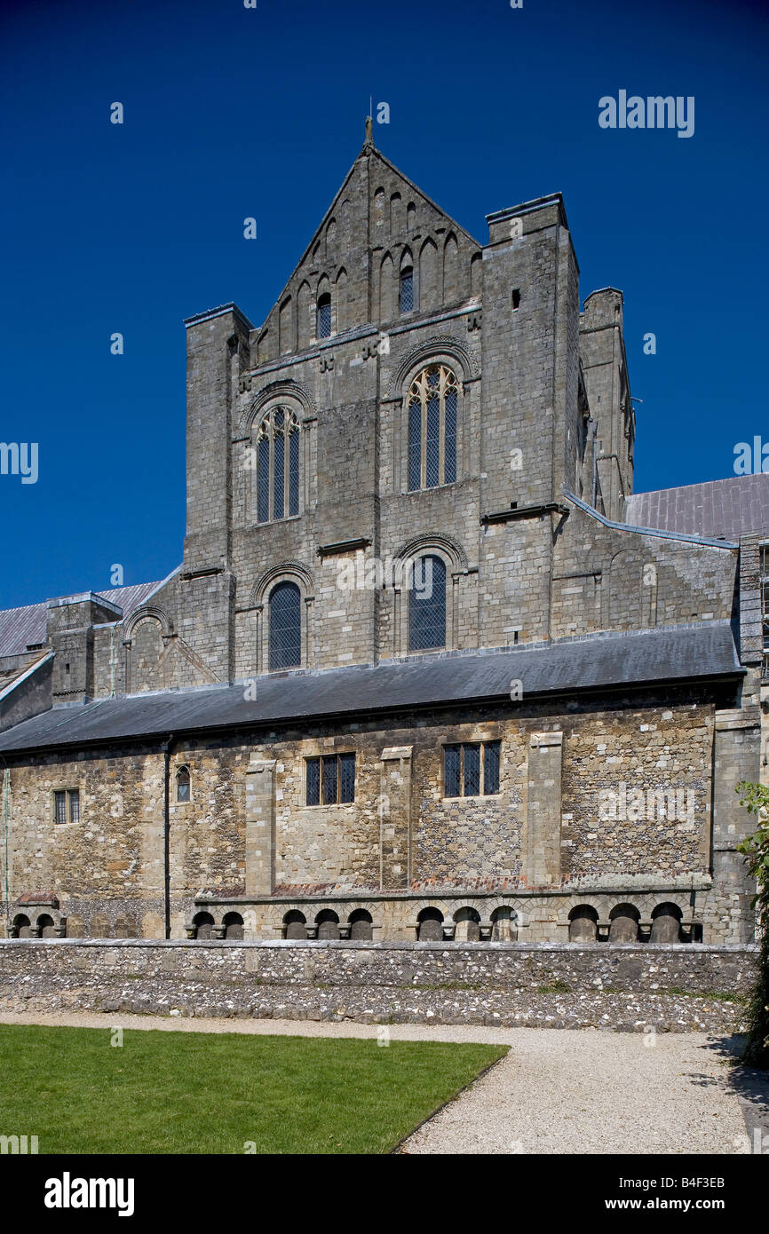 Winchester cathedral from 1079 rebuilt 1107 Old Minster the ...