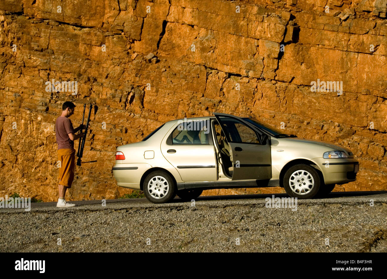 man and the car Stock Photo - Alamy