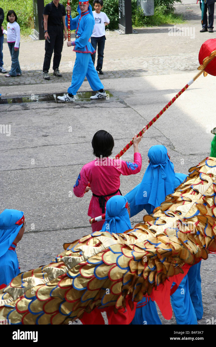 Chinese Dragon Dance - Celebration of the Chinese New Year Stock Photo ...