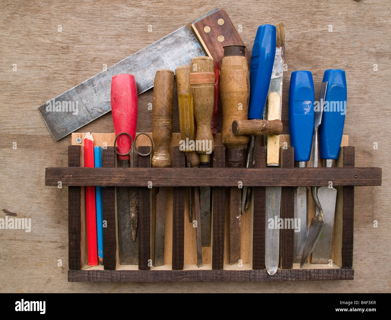 tools in rack Stock Photo - Alamy