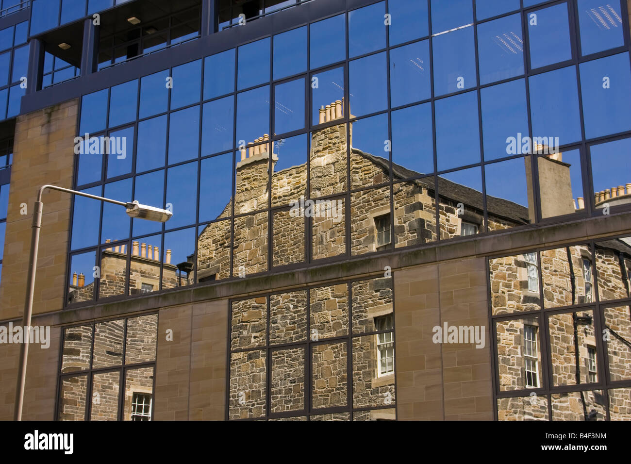 Edinburgh Office Reflections Stock Photo - Alamy